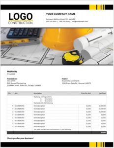 Construction Proposal Example – Proposal Examples that Make an Impact ...