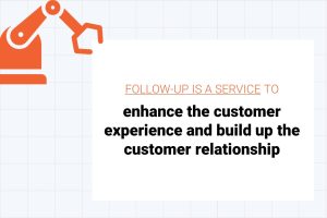 How to effectively follow up with construction business customers