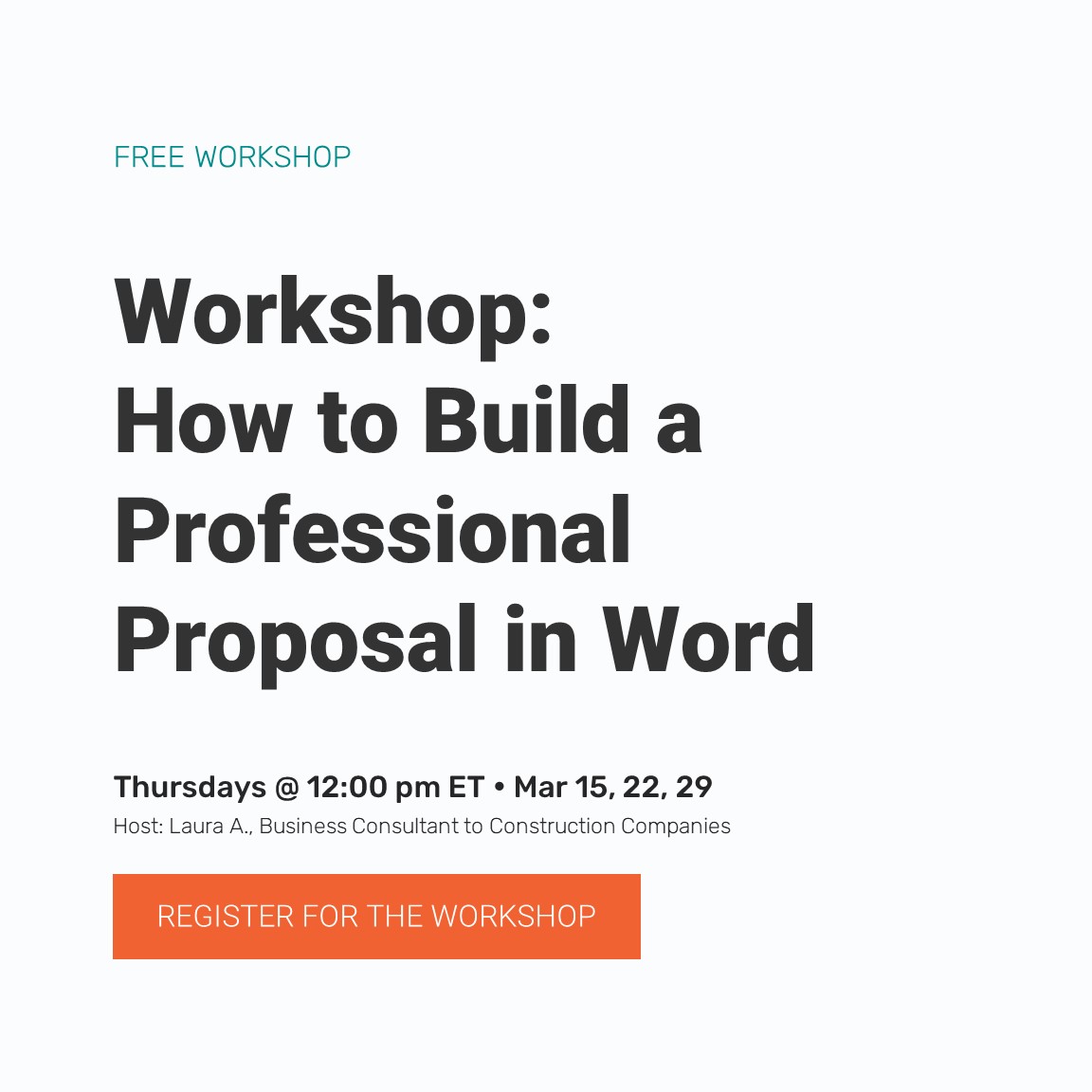 How to Build a Professional Proposal Template in Word - iDeal Sales CRM ...