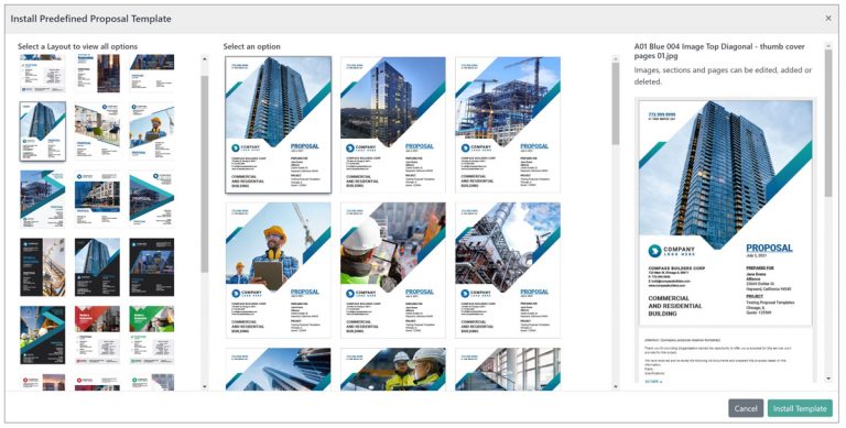 Construction Proposal Template Free Download - iDeal Sales CRM for Construction